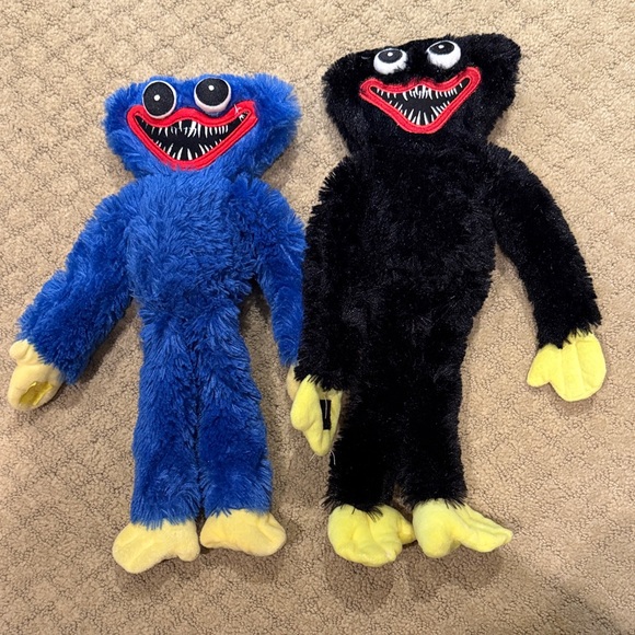 no brand | Toys | Poppy Playtime Huggy Wuggy Fuzzy Monster Duo Plush ...